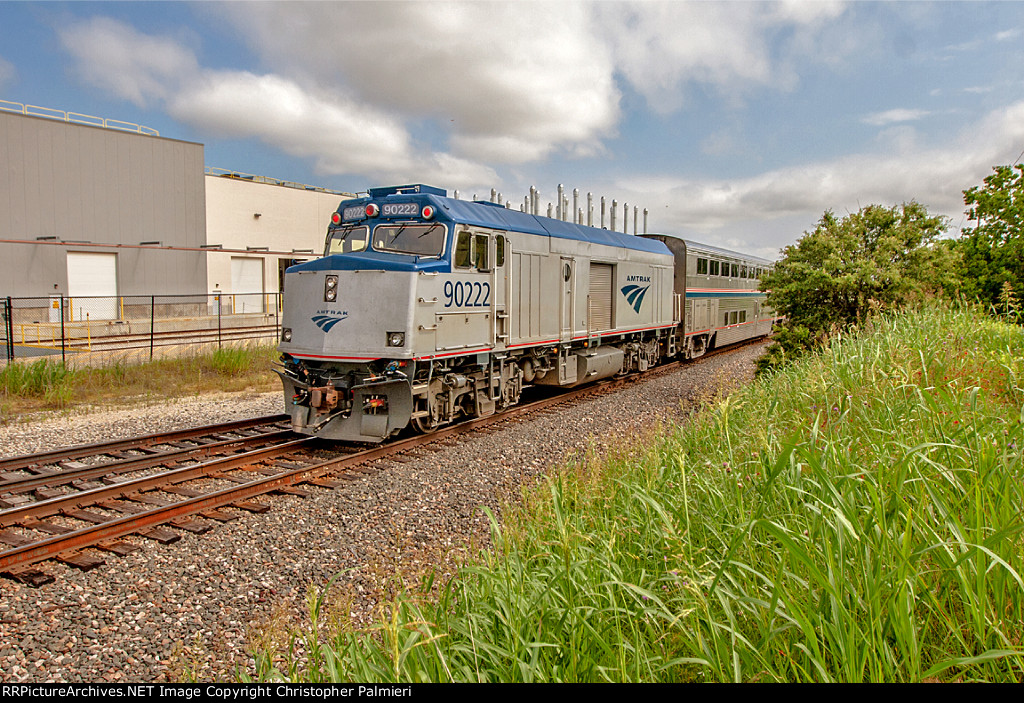 AMTK 90222 on the Heartland Flyer